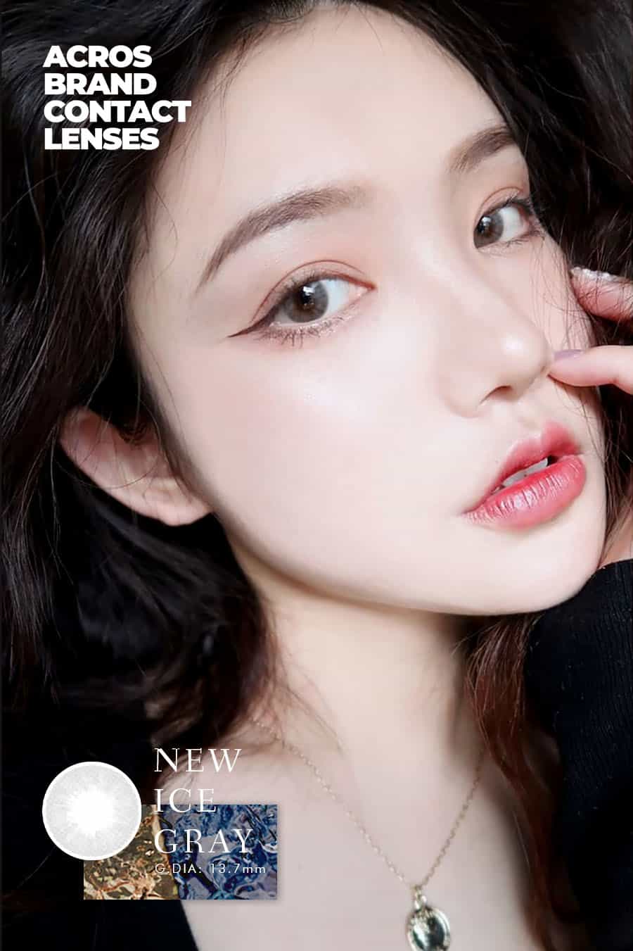 New Ice Gray | Kính áp tròng ACROS cho người cận thị - an toàn, tự ...