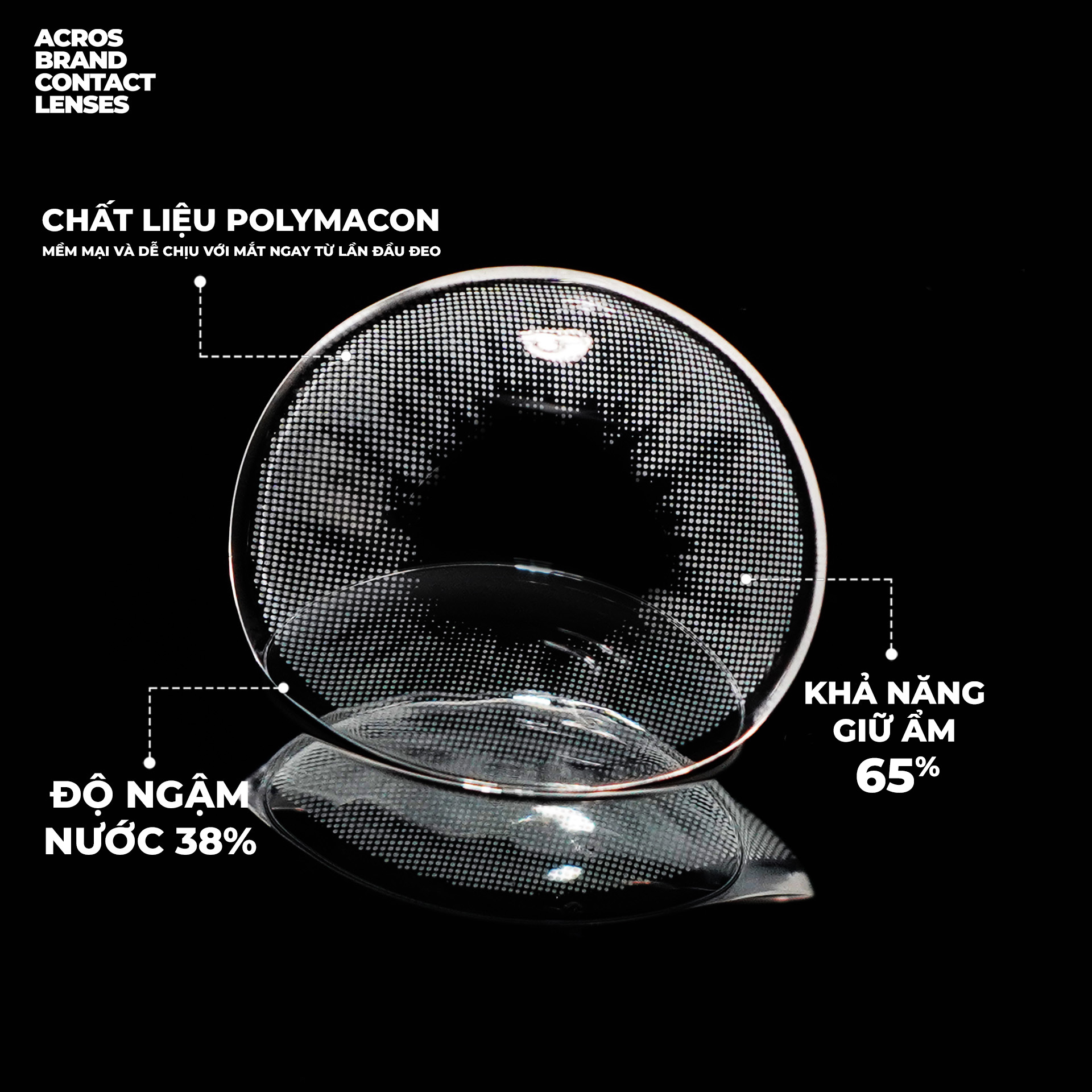 New Ice Gray | Kính áp tròng ACROS cho người cận thị - an toàn, tự ...