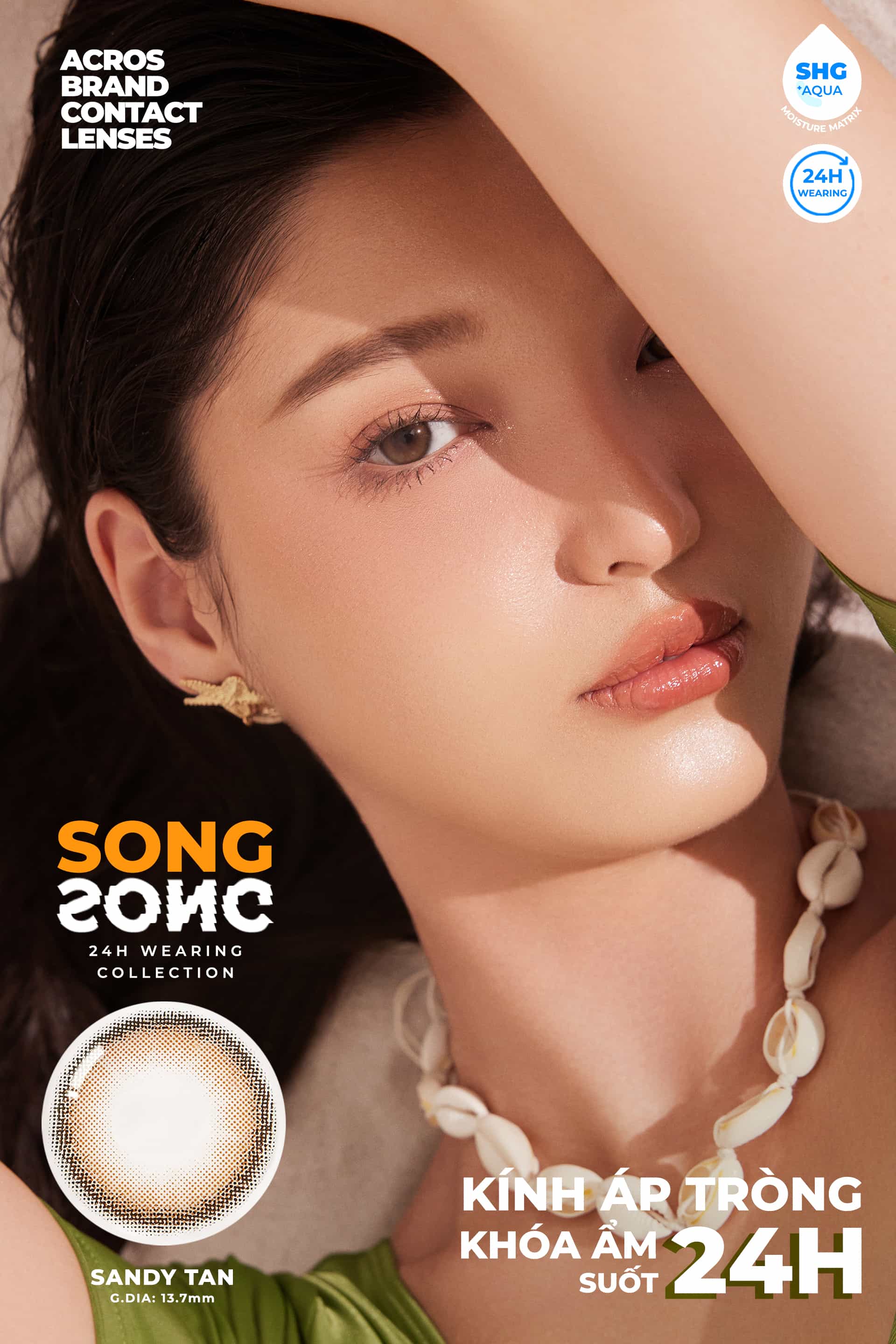 Sandy Tan | Kính áp tròng ACROS cho người cận thị - an toàn, tự nhiên ...