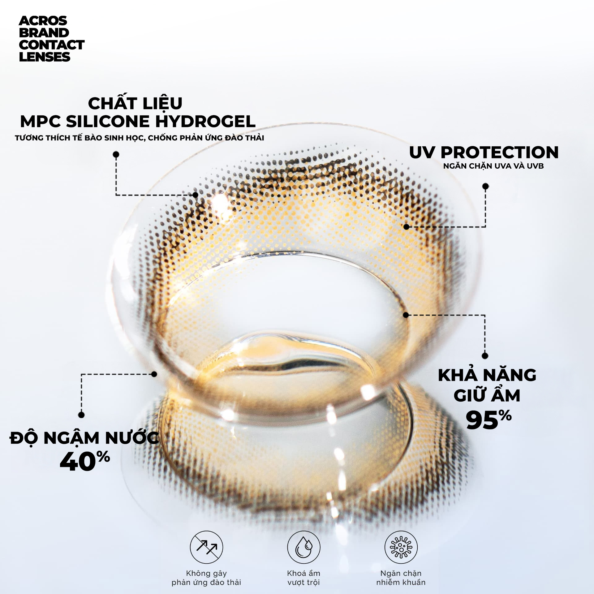 Sandy Tan | Kính áp tròng ACROS cho người cận thị - an toàn, tự nhiên ...