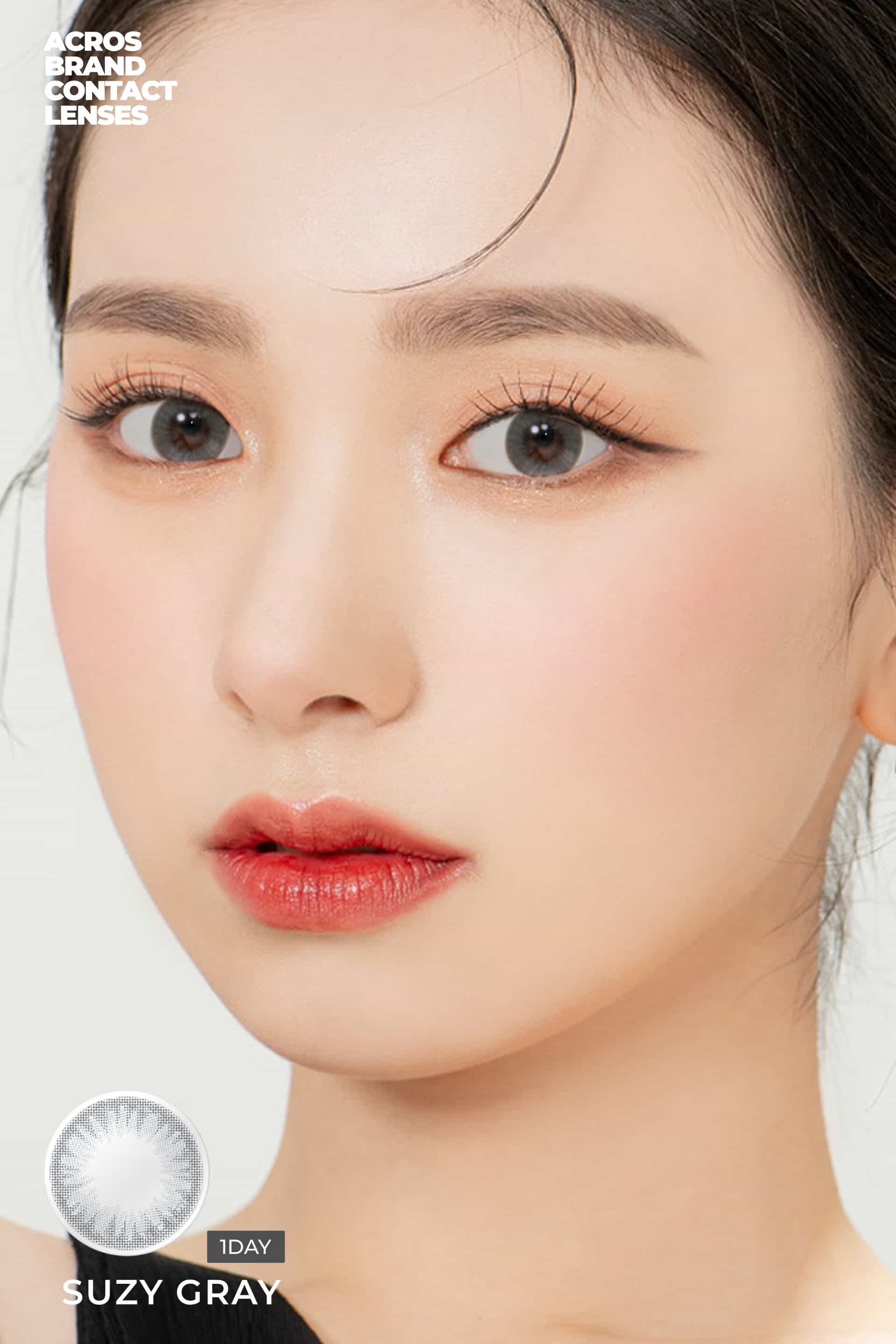 Suzy Gray | Kính áp tròng 1 ngày ACROS cho người cận thị - an toàn, tự ...